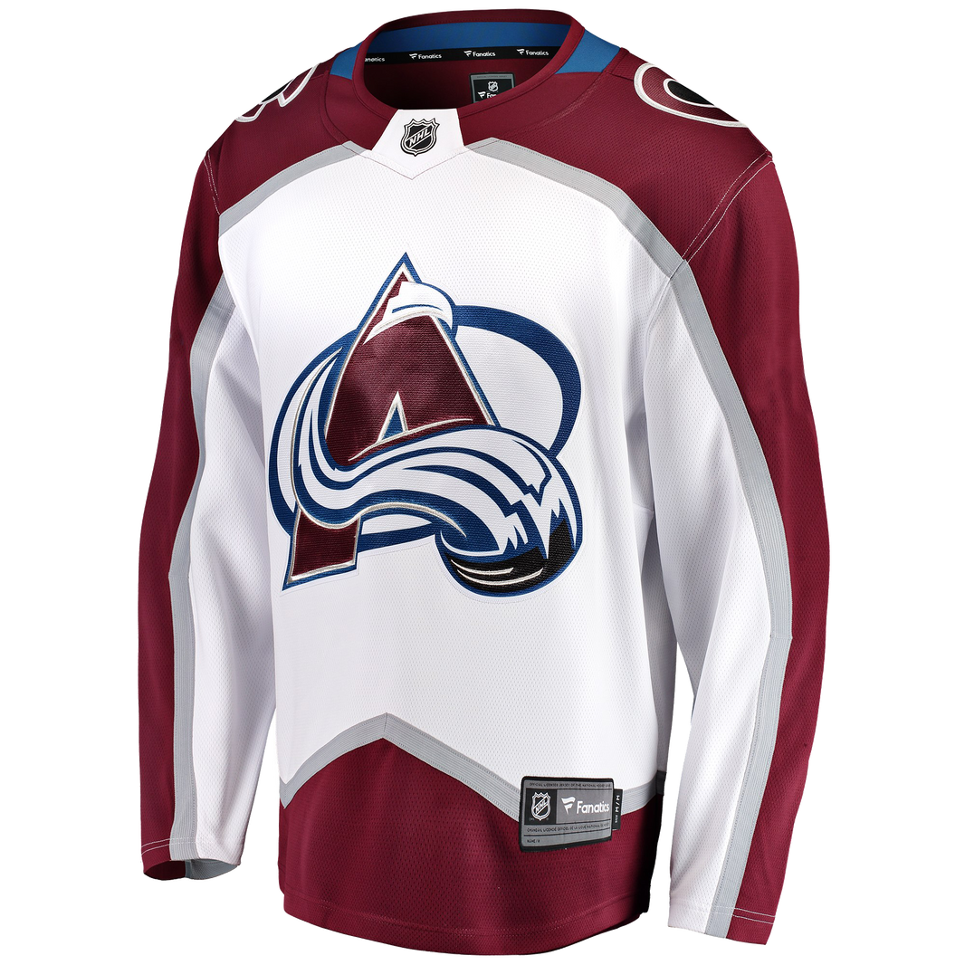Official Colorado Avalanche Road White Jerseys – Altitude Authentics